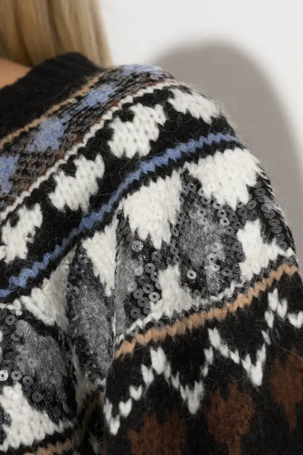 Munthe Patterned Sweater ‘vaffie