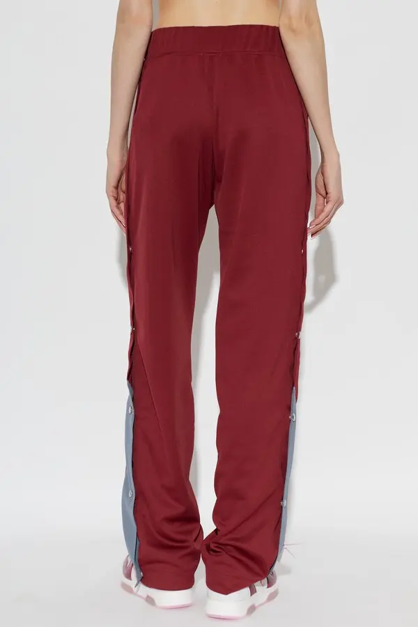 Off-White Paneled Sweatpants With Side Snaps