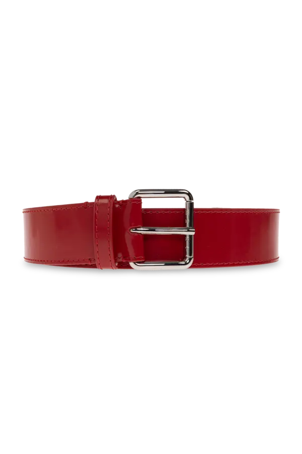 Marni Leather Belt - Red