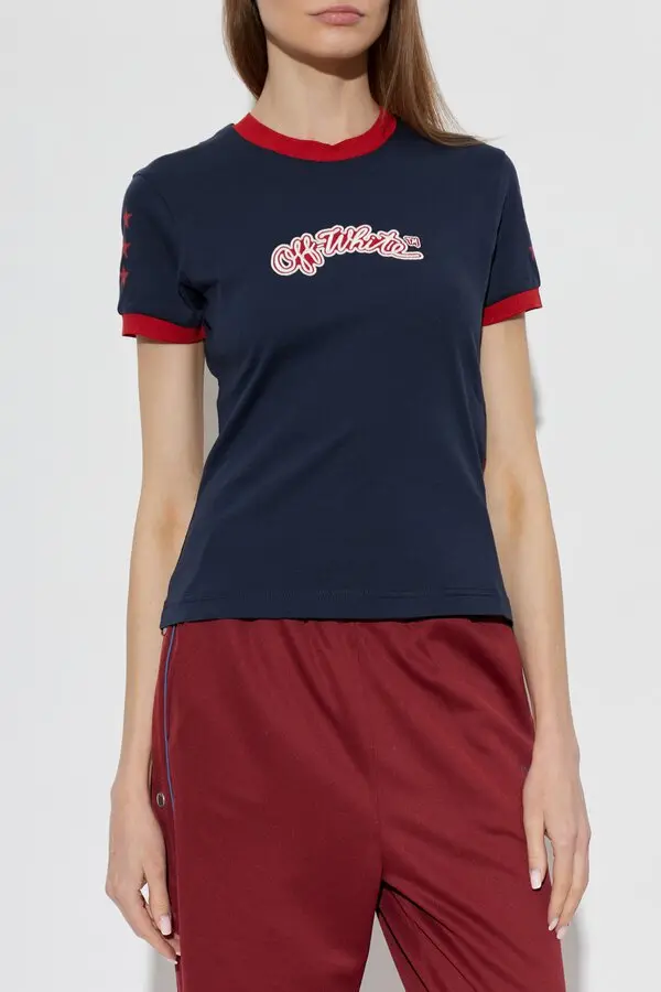Off-White T-shirt With Logo