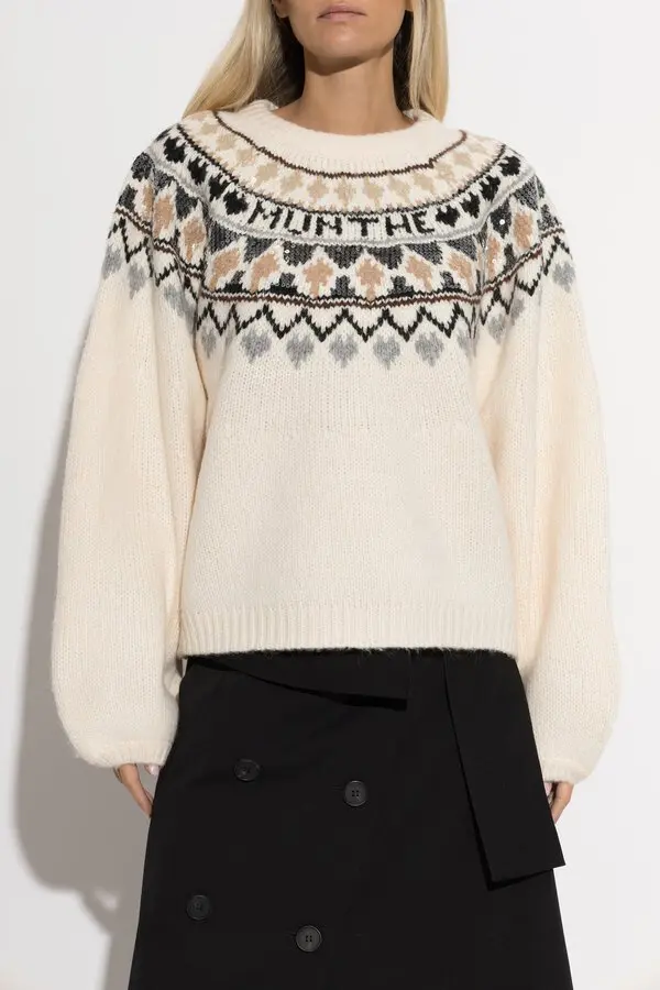 Munthe Patterned Sweater ‘vaffie