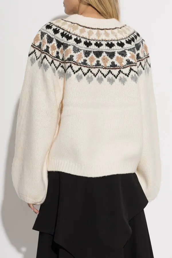 Munthe Patterned Sweater ‘vaffie