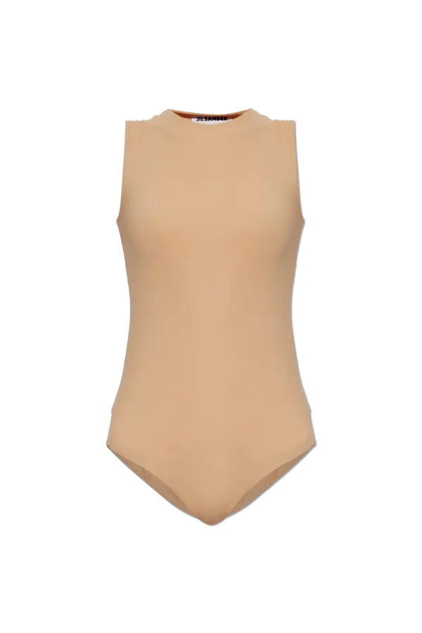 JIL SANDER Sleeveless Bodysuit - Beige