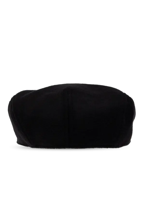 Jacquemus Valerie Cotton Flat Cap - Black
