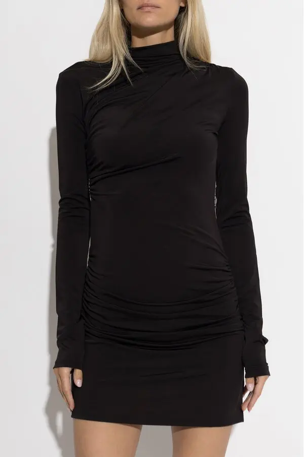 Off-White Long Sleeve Dress