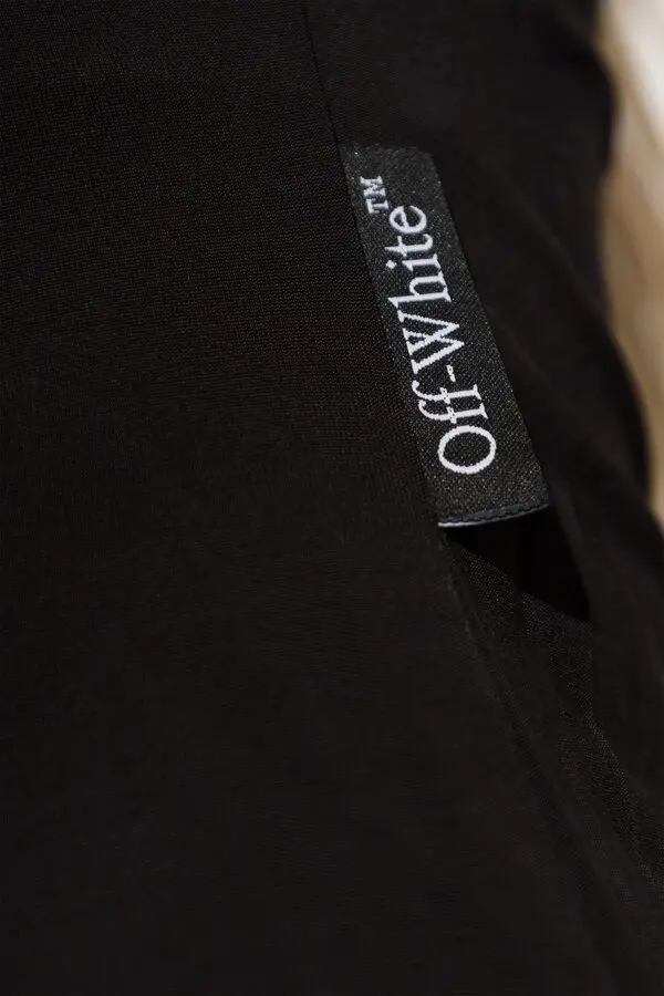 Off-White Long Sleeve Dress