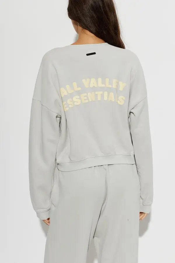 Fear Of God Oversized Cotton Sweatshirt With Half Zip