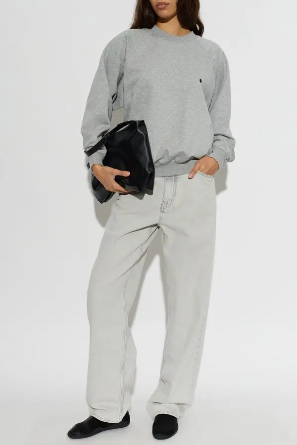 JIL SANDER Cotton Sweatshirt With A Crew Neck
