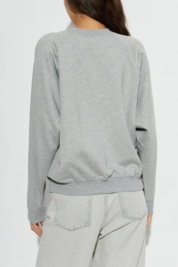 JIL SANDER Cotton Sweatshirt With A Crew Neck