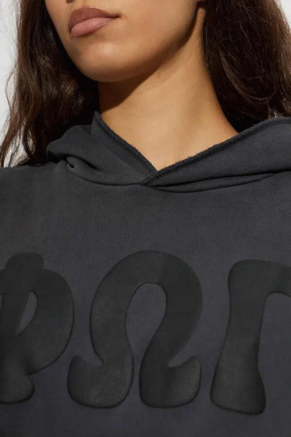 Fear Of God Cotton Hoodie With Greek Letter Graphic