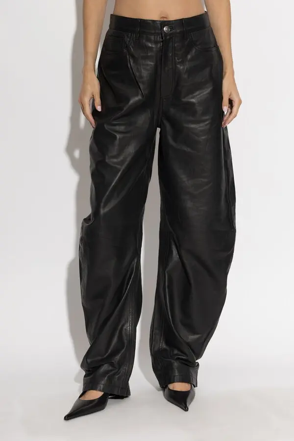 ROTATE BY BIRGER CHRISTENSEN Leather Trousers