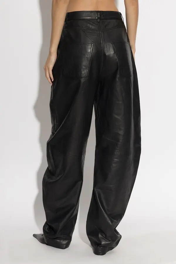 ROTATE BY BIRGER CHRISTENSEN Leather Trousers