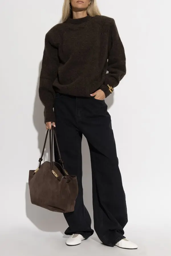 ROTATE BY BIRGER CHRISTENSEN Sweater With Shoulder Pads