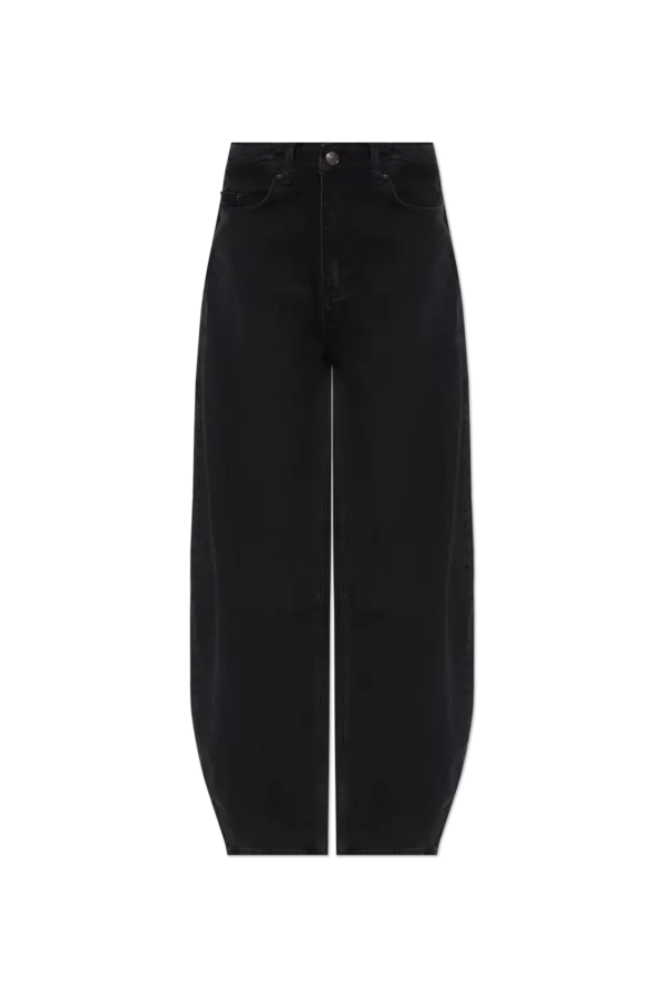 ROTATE BY BIRGER CHRISTENSEN High-waisted Jeans - Black