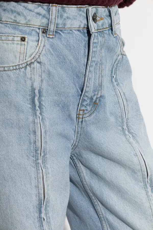 ROTATE BY BIRGER CHRISTENSEN Bootcut Jeans With Zippers
