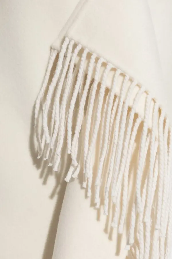 RÓHE Wool Skirt With Fringes