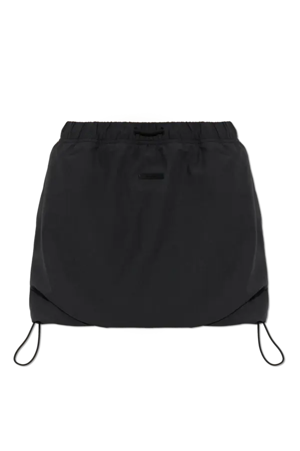 Fear Of God Short Skirt With Side Drawstrings - Black