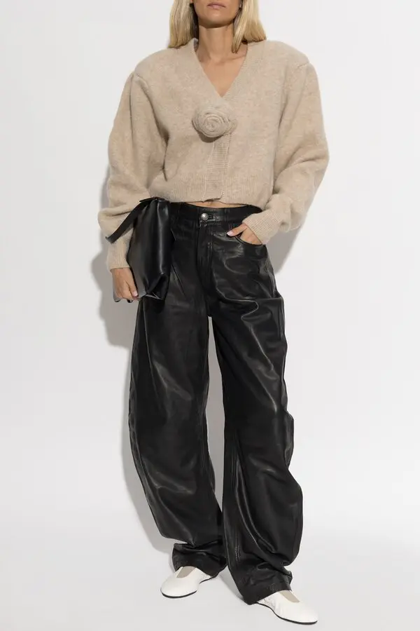 ROTATE BY BIRGER CHRISTENSEN Cardigan With Applique
