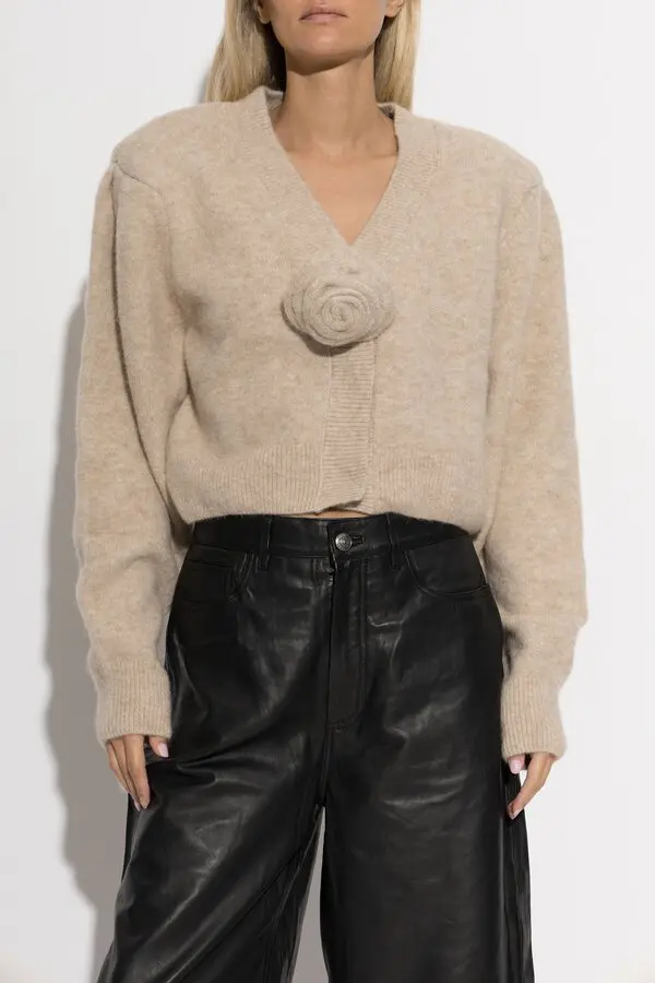 ROTATE BY BIRGER CHRISTENSEN Cardigan With Applique