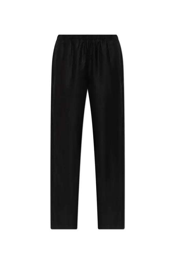 RÓHE Loose-fit Wool Trousers - Black