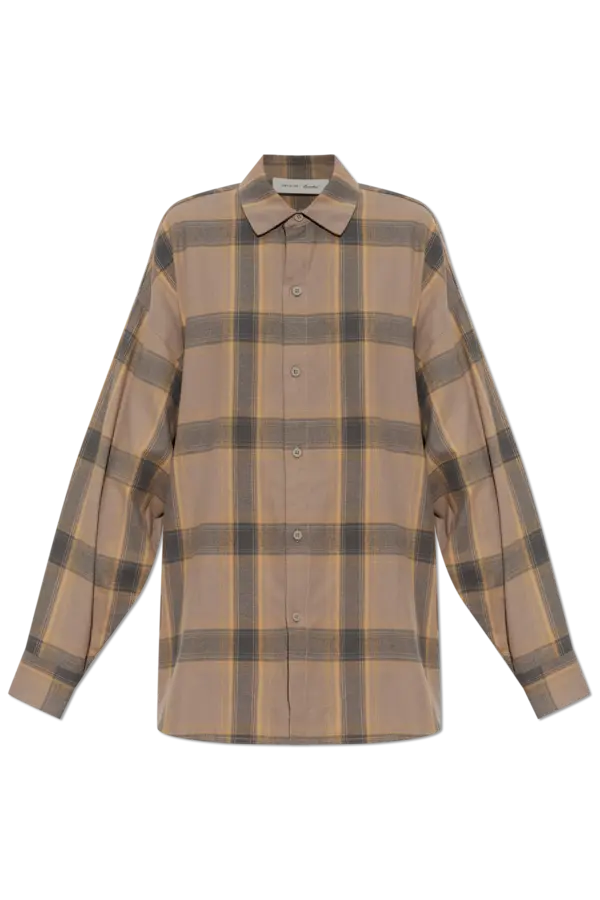 Fear Of God Cotton Checked Shirt - Brown