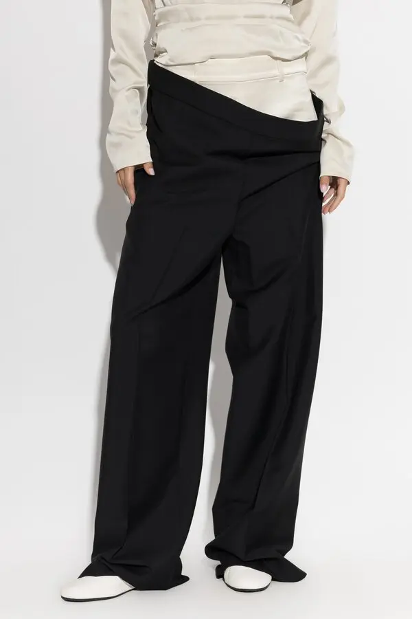 RÓHE Wool Pleated Trousers