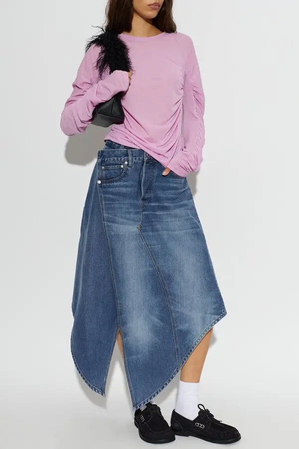 JW Anderson Asymmetrical Denim Skirt