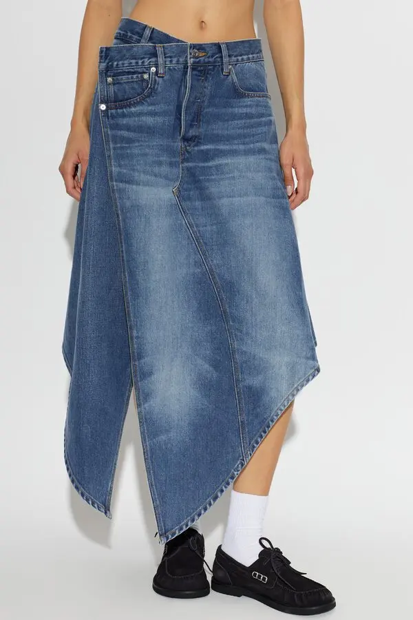 JW Anderson Asymmetrical Denim Skirt