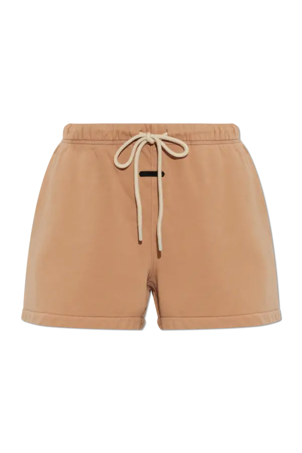 Fear Of God Cotton Shorts With Sewn-in Logo - Brown