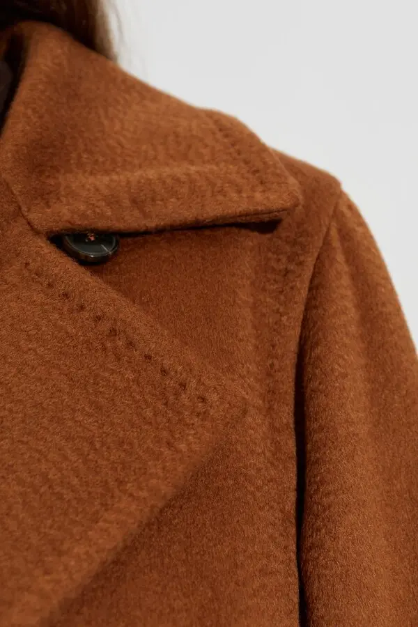 Max Mara Manuela' Wool Coat - Brown