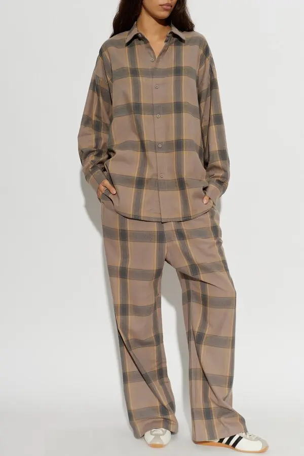Fear Of God Cotton Checked Trousers