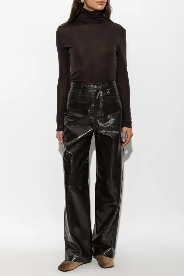 RÓHE Leather Trousers