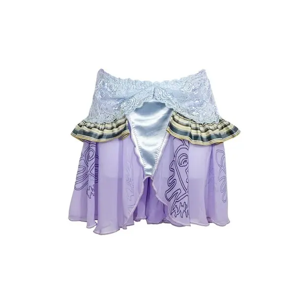 ACID CAT Acid Kitty Flouncy Mini Skirt - Purple