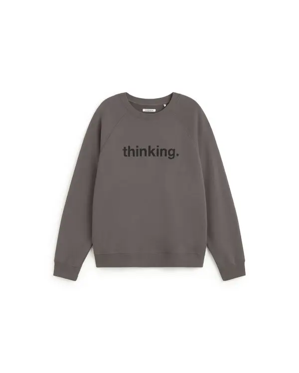 THINKING MU Thinking Pepe Sweatshirt - Grey