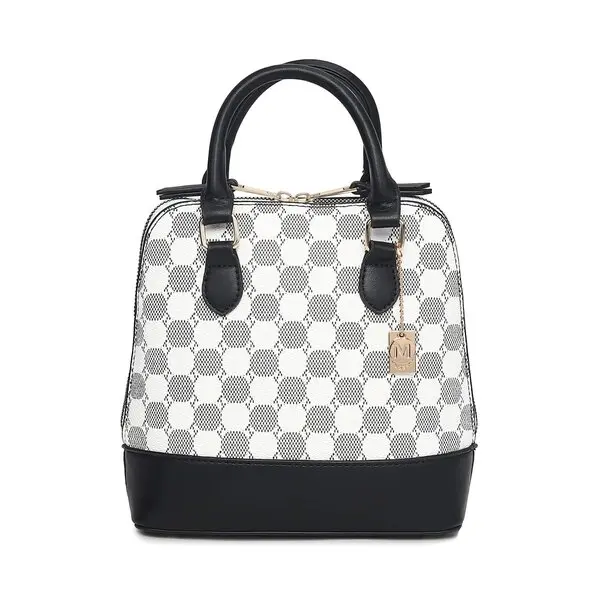 MKF COLLECTION - J'OMOR Marjorie Circular Print Satchel Bag