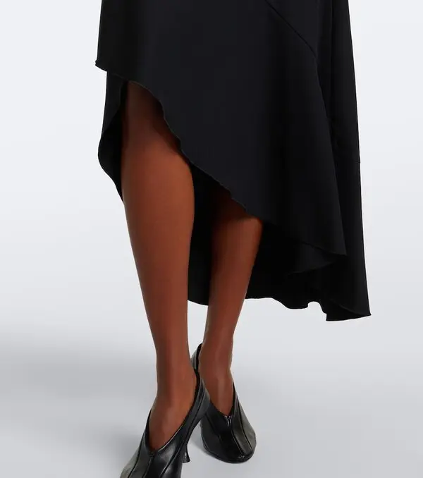 Proenza Schouler Asymmetrical Draped Midi Dress