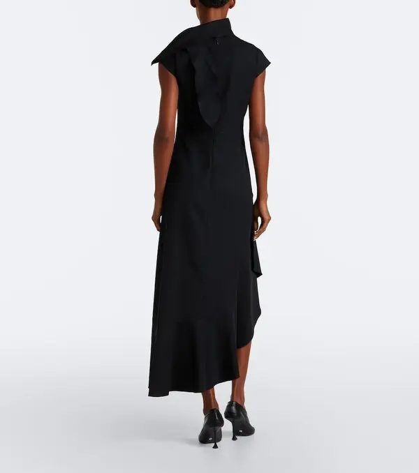 Proenza Schouler Asymmetrical Draped Midi Dress