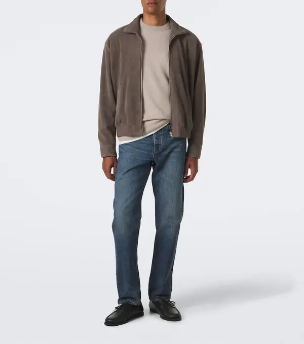 FRAME Faded Straight Jeans