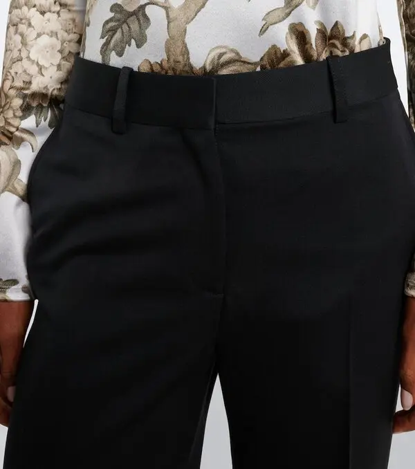 Acne Studios Wool Straight Leg Trousers