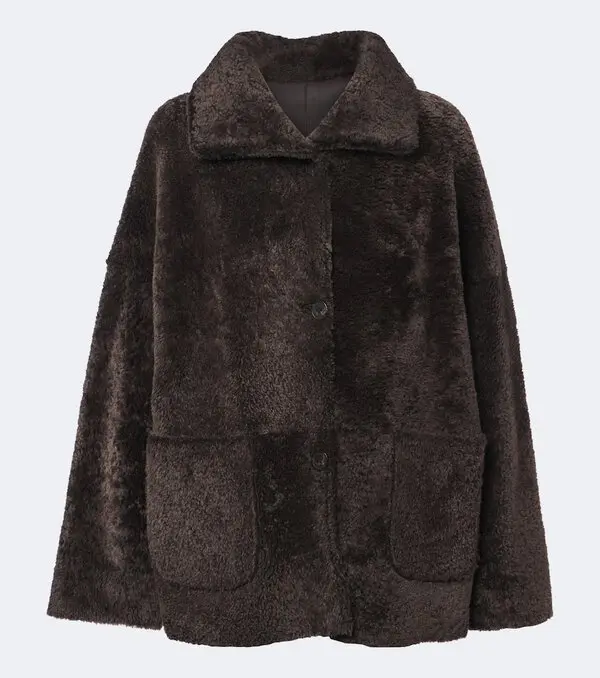ARMA Isabella Reversible Shearling Jacket - Brown