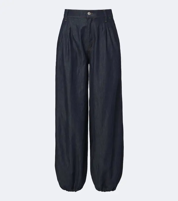 FRAME Balloon Wide-leg Jeans - Blue