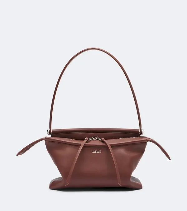 Loewe Whisker Small Leather Shoulder Bag - Brown