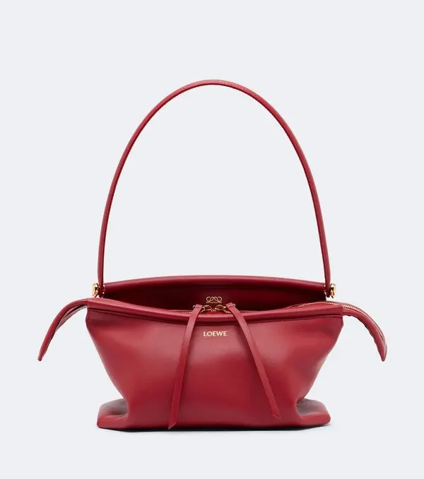Loewe Whisker Small Leather Shoulder Bag - Red
