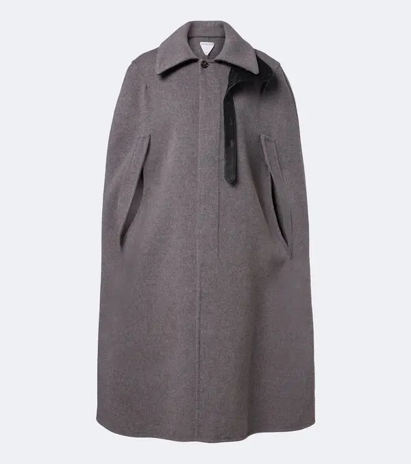 Bottega Veneta Intrecciato Cape - Grey