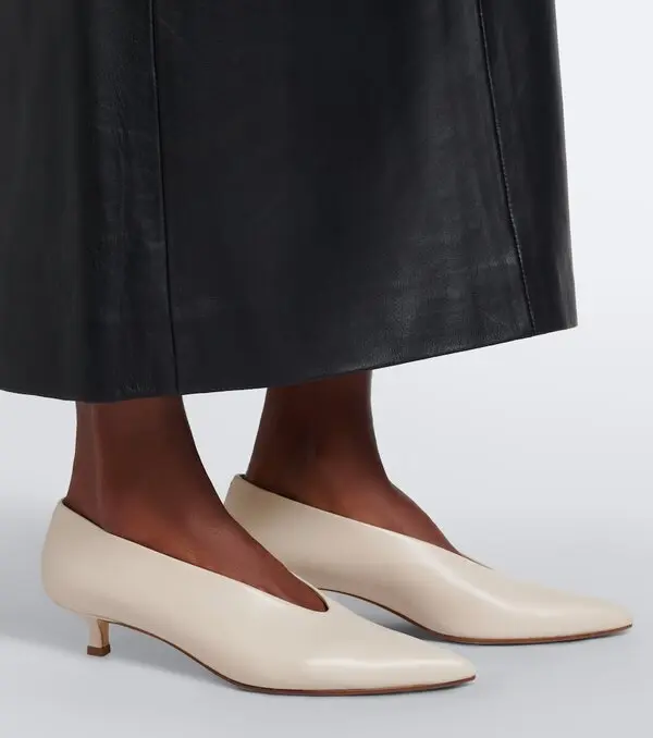 AeydĒ Clara Leather Pumps