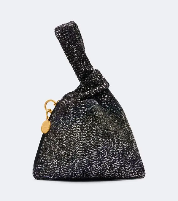 Missoni Sequined Top-handle Bag - Black