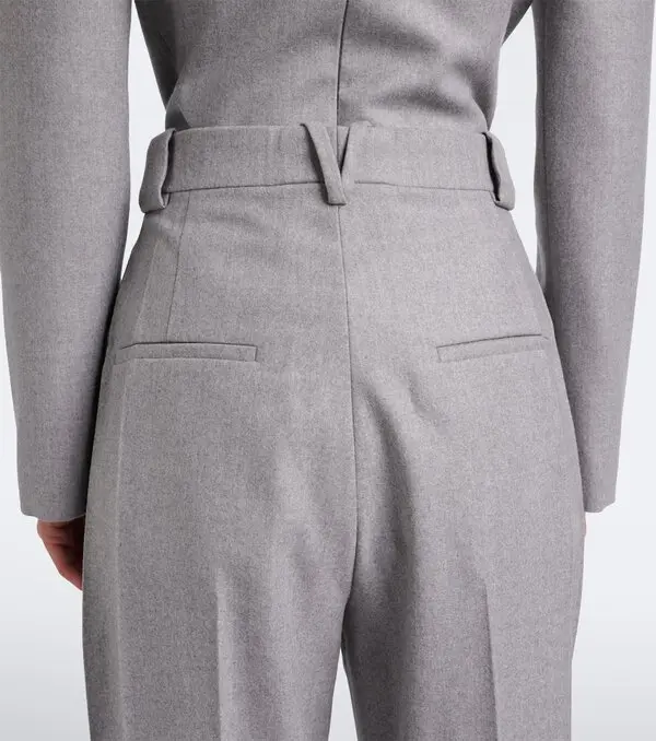 Bottega Veneta Pleated Wool Wide-leg Trousers