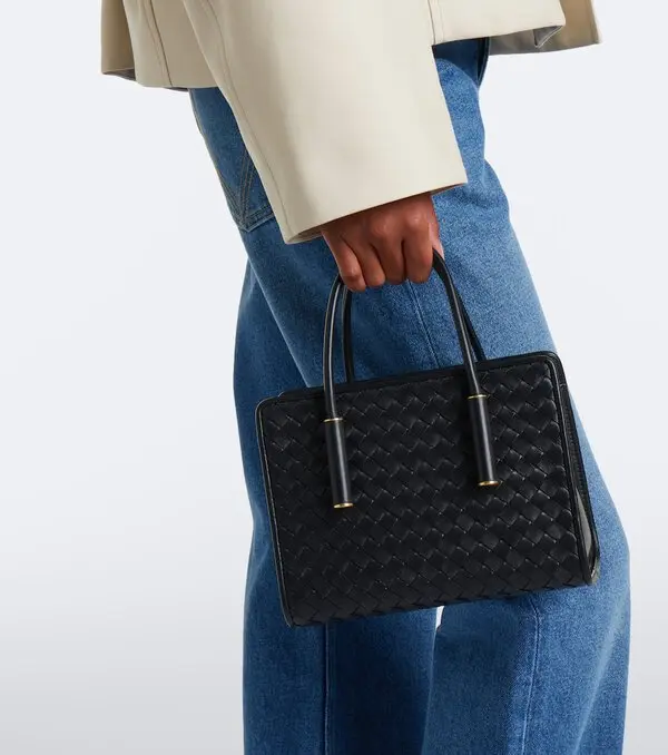 Bottega Veneta Barbara Small Intrecciato Top-handle Bag