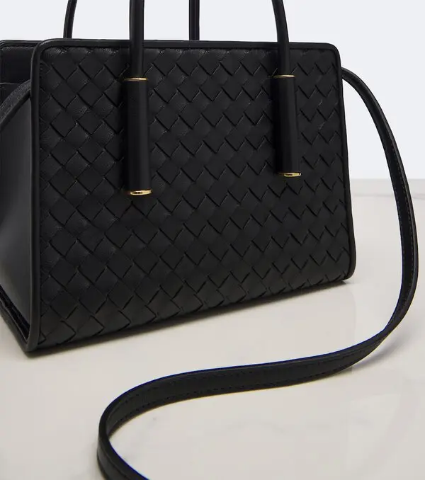 Bottega Veneta Barbara Small Intrecciato Top-handle Bag