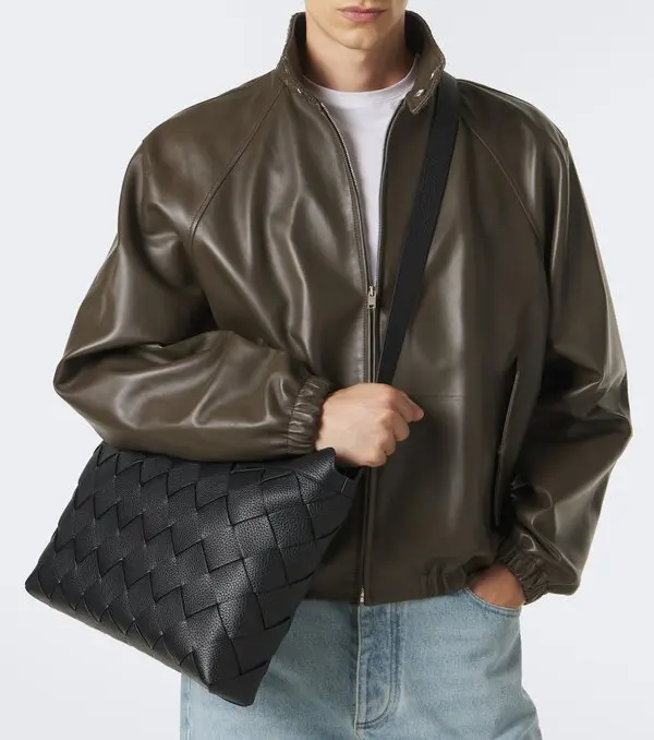 Bottega Veneta Diago Intrecciato Leather Briefcase